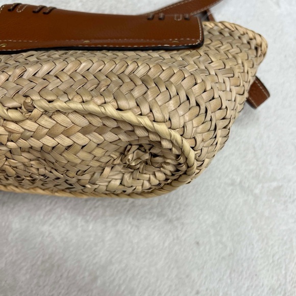 Bags | Chloe Marcie Raffia Rattan Shoulder Crossbody Bag Small Size ...